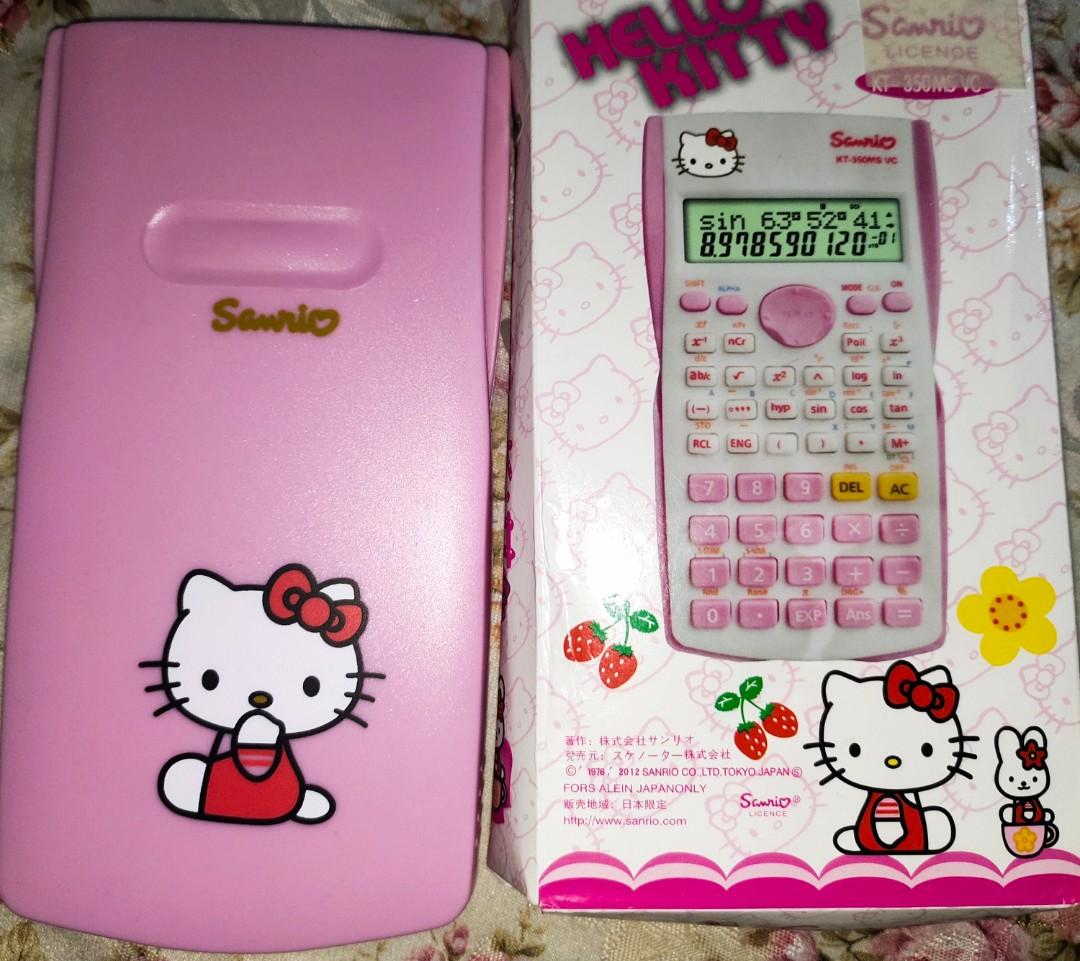 Hello Kitty Scientific Calculator 350MS for Students Pink Color ...